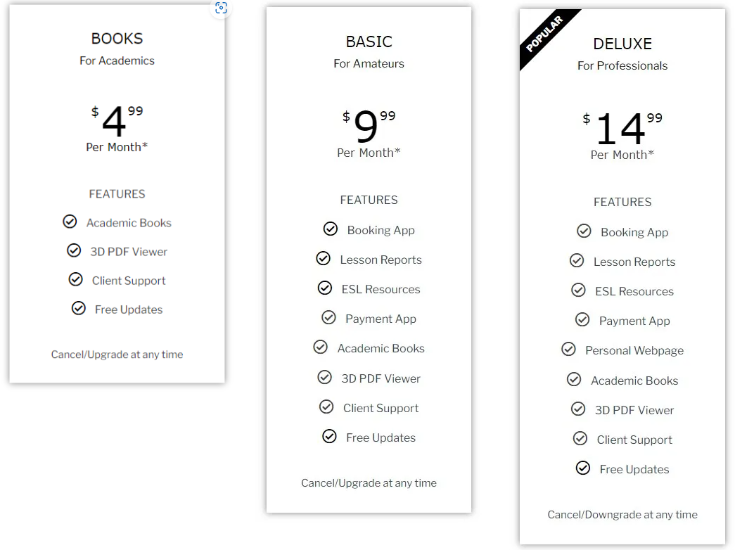 Choose Package – Special Offers – ESL Teacher Hub